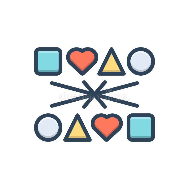 Color Illustration Icon for Educational, Didactic and Study Stock ...