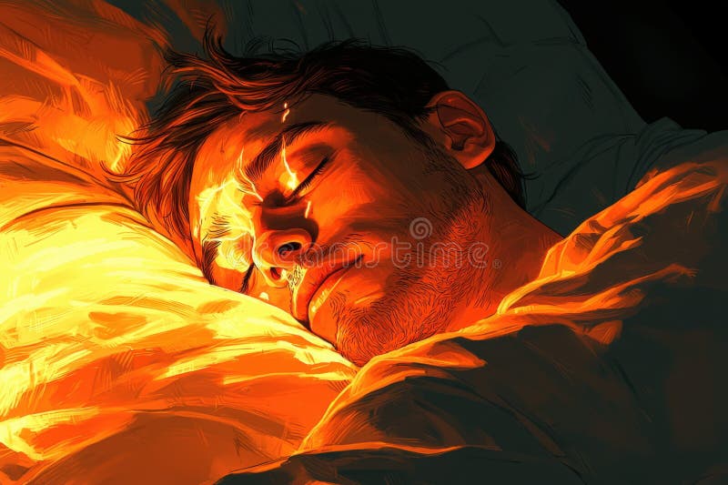 An Educational Illustration Depicting the Stages of Rapid Eye Movement ...