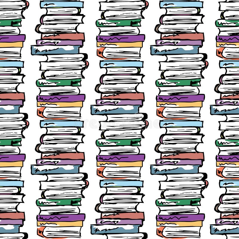 Educational Illustration. Study, Session, Library, Student Life ...