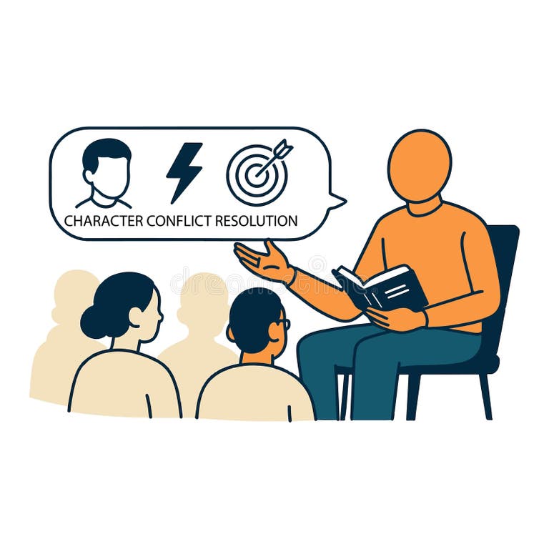 Educational Infographic on Conflict Resolution Techniques Stock ...