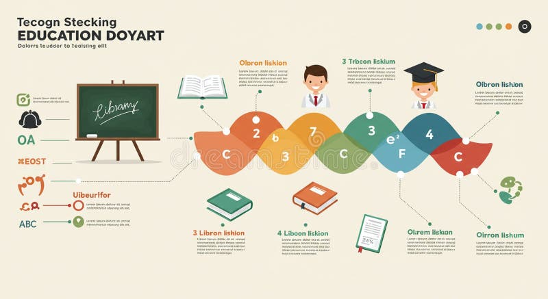 Wavy Numbered Timeline Stock Illustrations – 6 Wavy Numbered Timeline ...