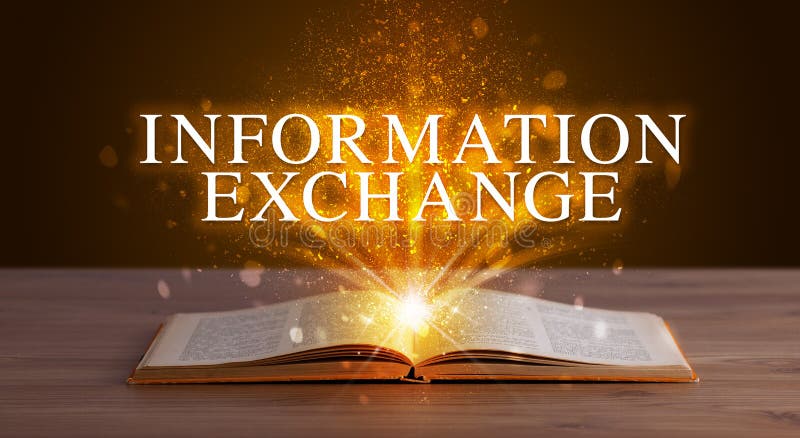 Educational Inscription Coming Out from an Open Book Stock Illustration ...