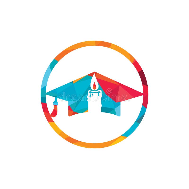 Educational and Institutional Logo Design Concept. Graduation Cap with ...