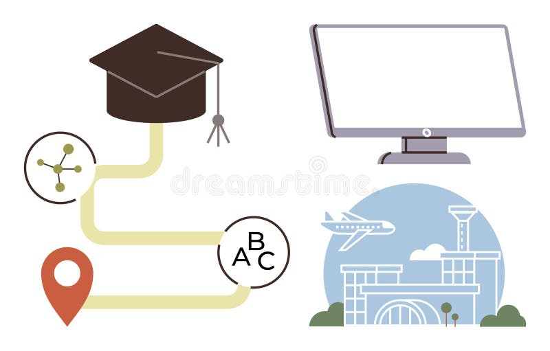 Pathway Linking Graduation Stock Illustrations – 8 Pathway Linking ...