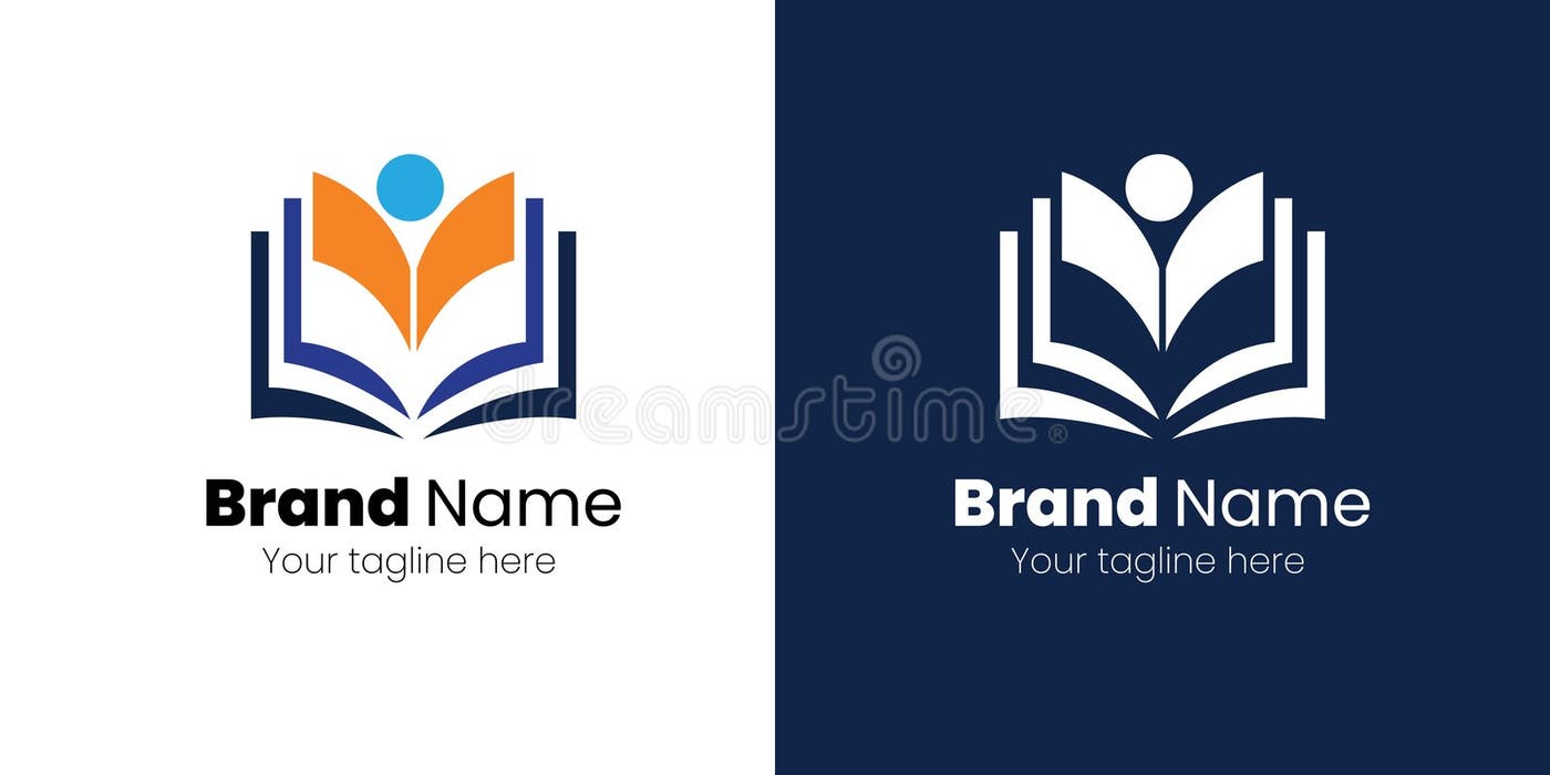 Open Book Knowledge Logo Stock Illustrations – 19,525 Open Book ...