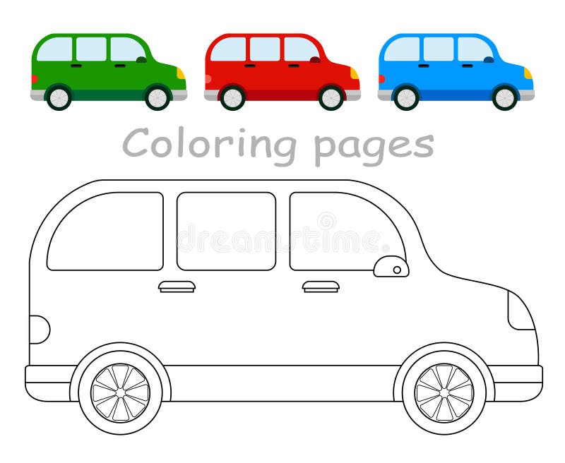 Educational Material for Children. Coloring Page. Preschool Worksheet ...