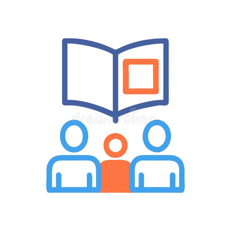 Educational Open Lesson Icon for Classes Stock Vector - Illustration of ...