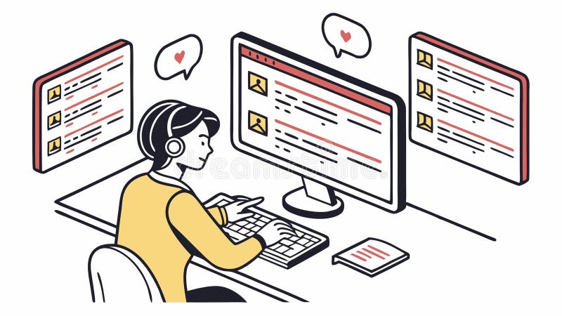 Educational Platform Management, Online Learning System, Vector Design ...