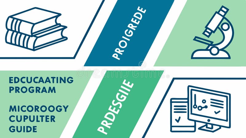 Educational Program for Progress, Science, and Technology, Vector ...