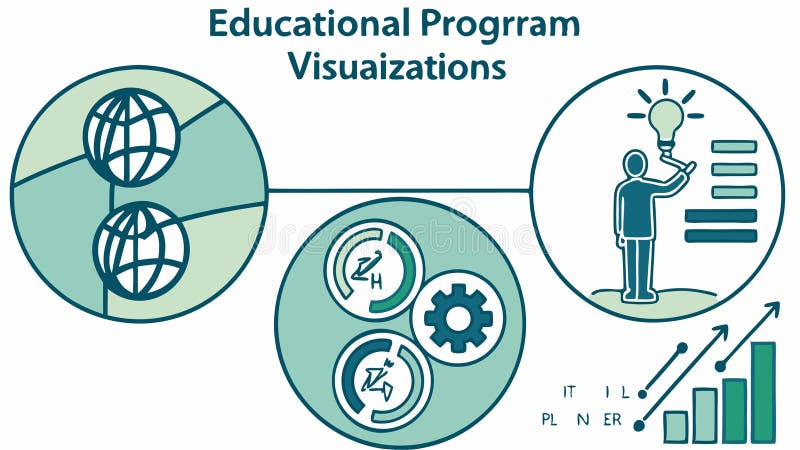 Educational Program Visualizations Learning Tools, Vector Design ...