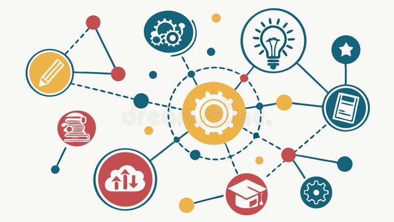 Educational Resources Network, Ideas and Growth, Vector Design ...