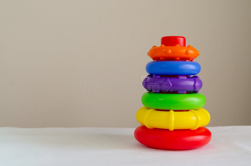 Educational Ring Building Toy Isolated - Early Development Concept ...