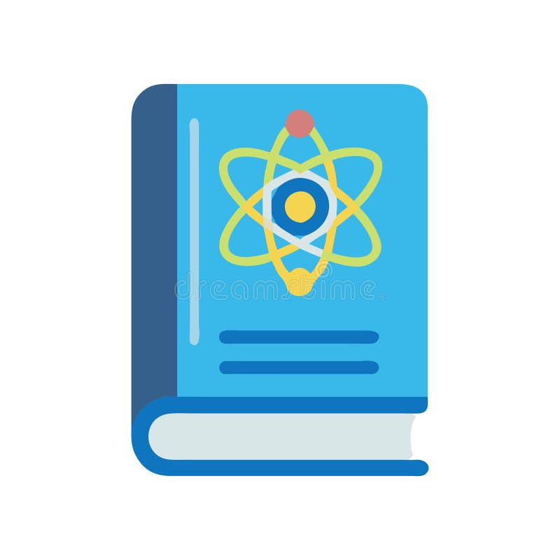 Educational Science Book Icon for Learning Stock Vector - Illustration ...