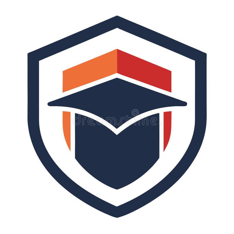 Educational Shield Logo: Academic Excellence, Security in Learning ...