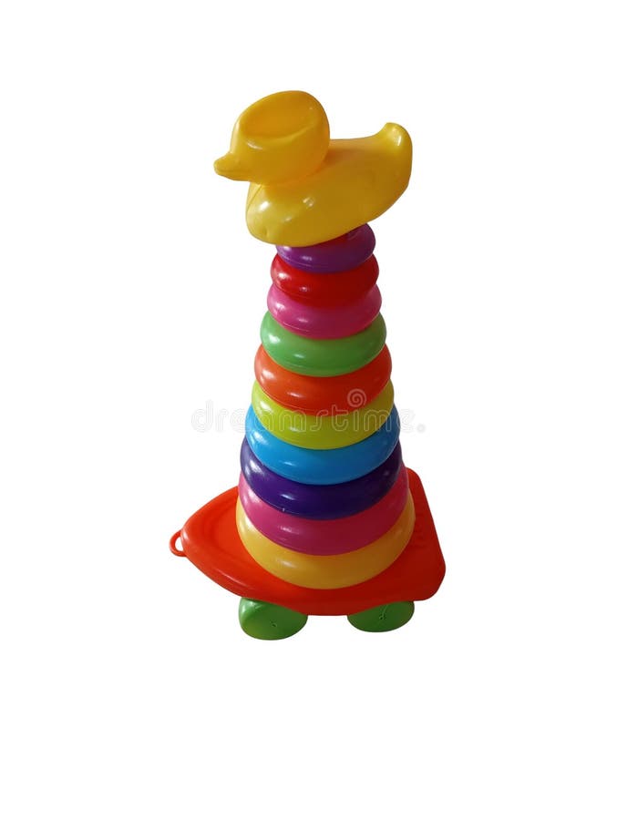 Educational Stacking Rings Toy Helps Toddlers Learn Colors and Sizes ...