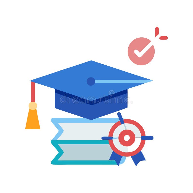 Educational Target Icon Design Stock Vector - Illustration of vector ...