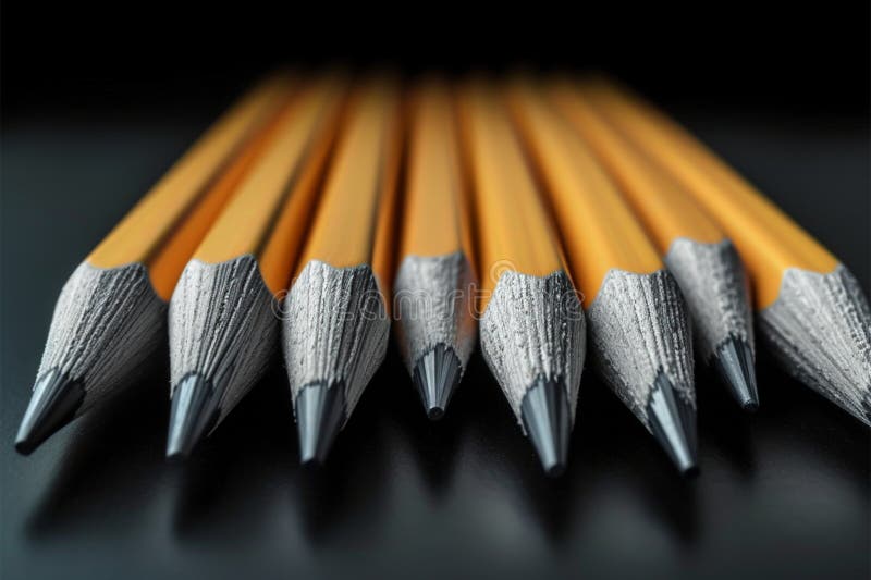 Educational Tools Group of Sharp Pencils, Essential for School Stock ...