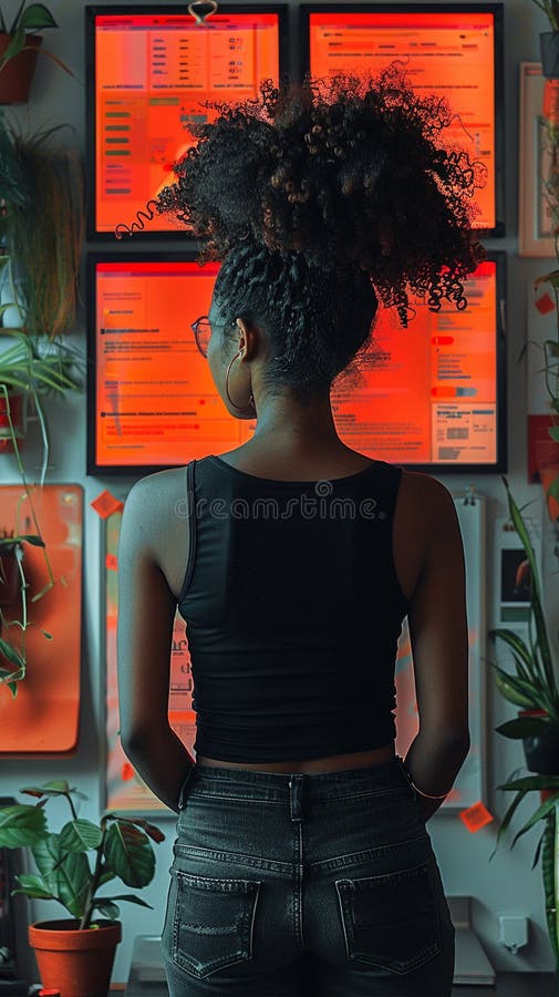 Educator Preparing Interactive E-Learning Modules Stock Image - Image ...