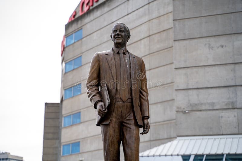 Edward S. Ted Rogers Statue in Front of Toronto S Rogers Centre ...