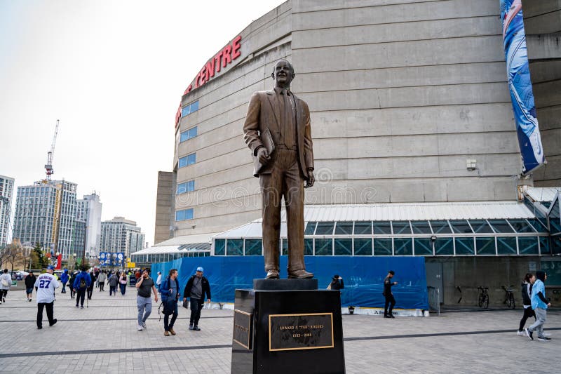 Edward S. Ted Rogers Statue in Front of Toronto S Rogers Centre ...
