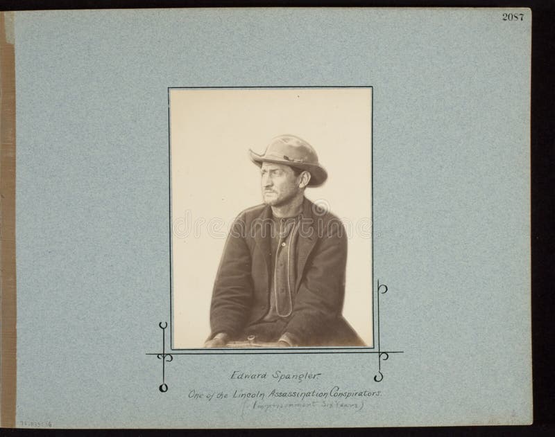 Edward Spangler. One Of The Lincoln Assassination Conspirators Stock ...