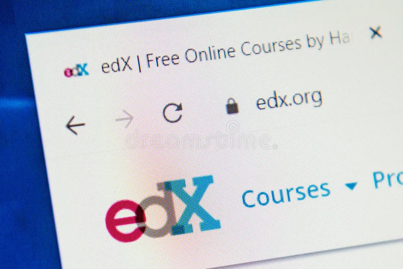 Edx.org Web Site. Selective Focus. Editorial Stock Image - Image of ...