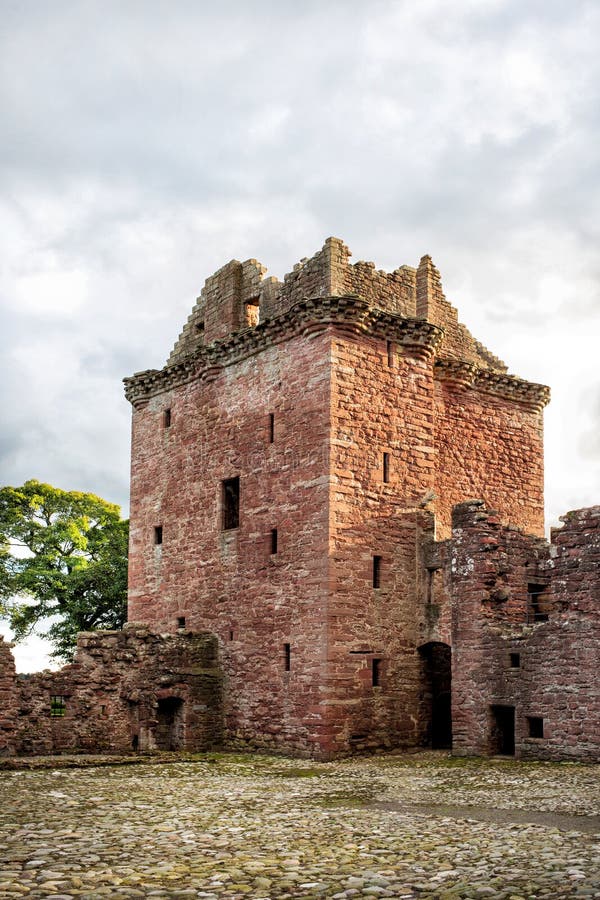 Edzell Castle in Scotland stock photo. Image of tourism - 79645716