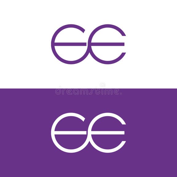 EE Letter Initial Logo Design Template Vector Illustration Stock Vector ...