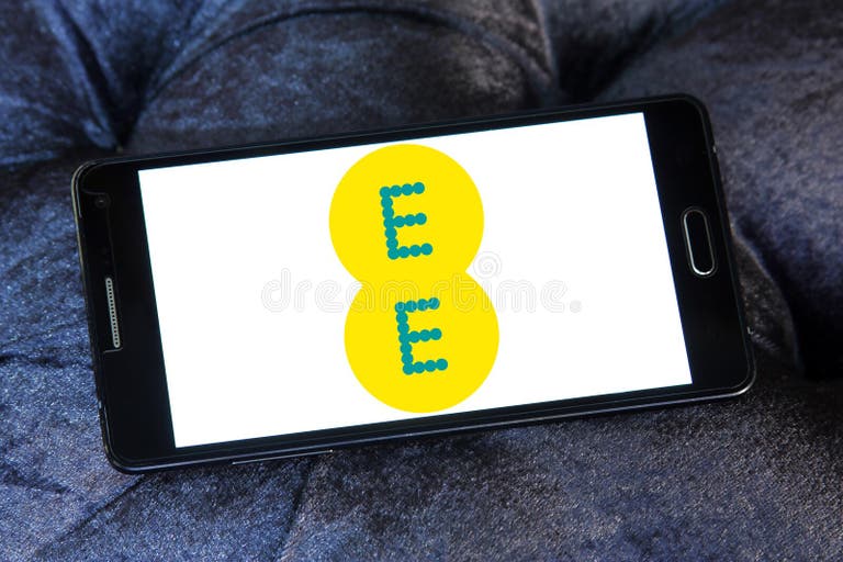 Ee mobile operator logo editorial photo. Image of commercial - 88935906