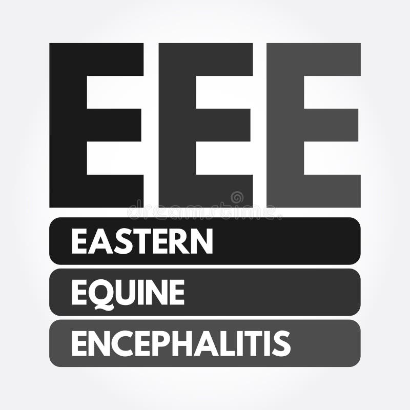 EEE - Eastern Equine Encephalitis Acronym, Medical Concept Background ...