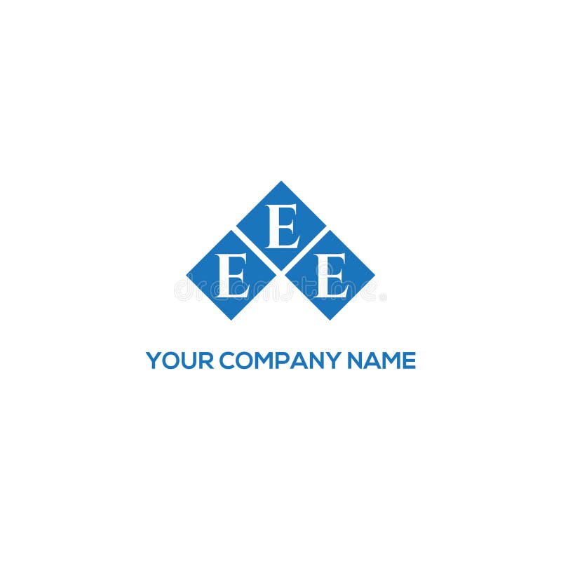 EEE Letter Logo Design on BLACK Background. EEE Creative Initials ...