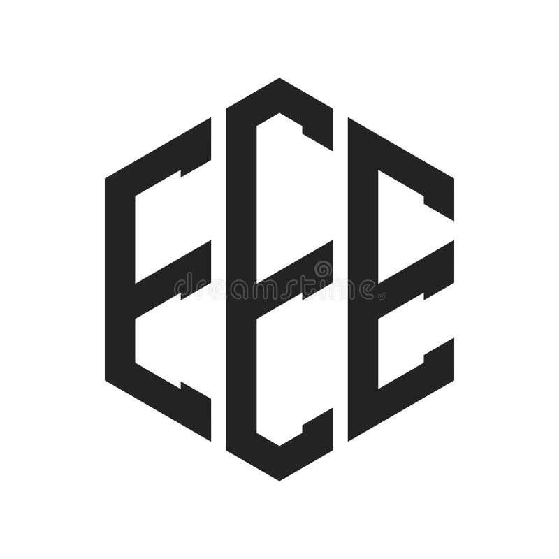 EEE Logo Design. Initial Letter EEE Monogram Logo Using Hexagon Shape ...