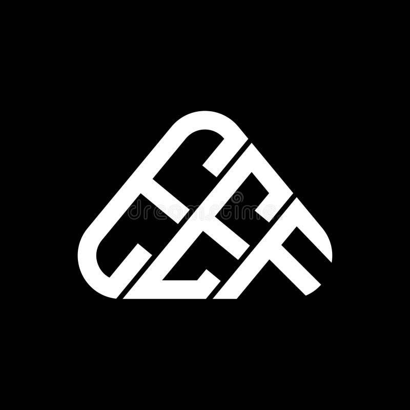 EEF Letter Logo Creative Design with Vector Graphic, EEF Simple and Modern Logo in Round ...