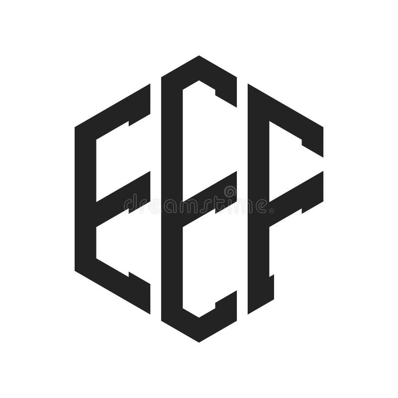 EEF Logo Design. Initial Letter EEF Monogram Logo Using Hexagon Shape ...