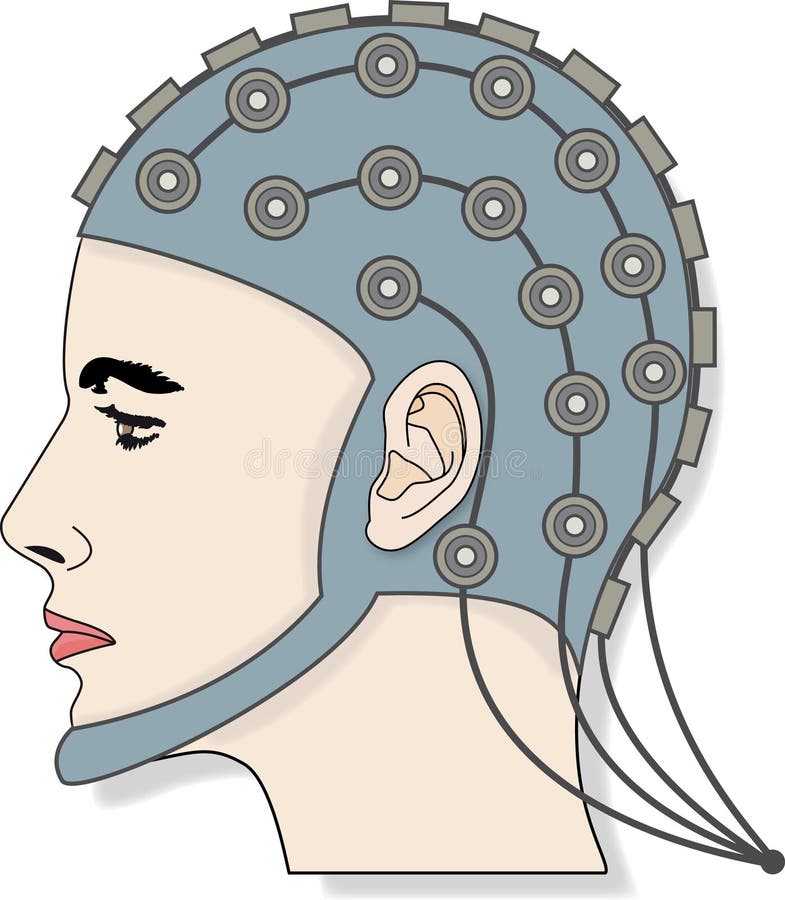 EEG 3 stock abbildung. Illustration von elektroenzephalographie - 47924669