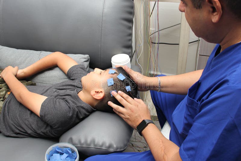 Electroencephalogram To Record the Electrical Activity of the Brain of ...