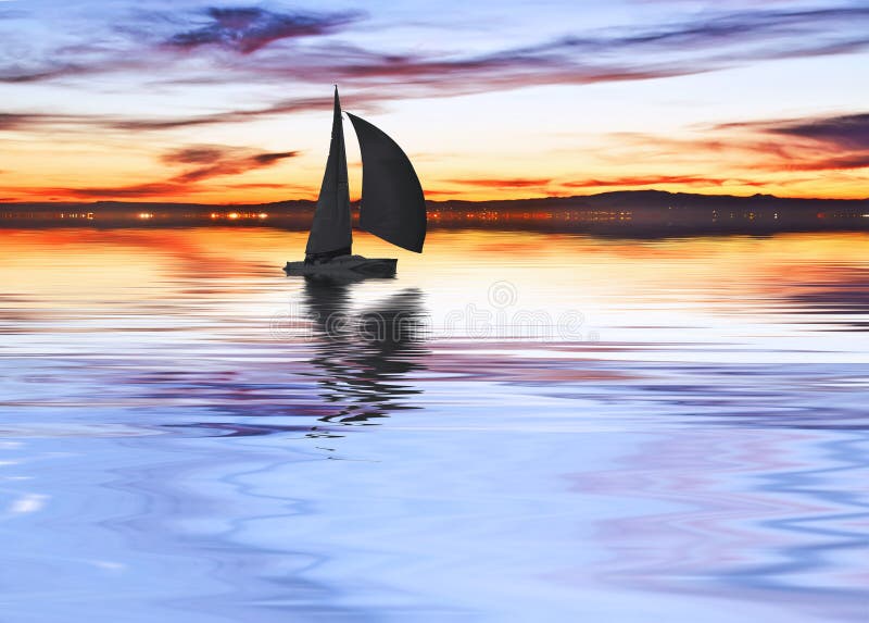 Een boot op het meer stock foto. Image of vogels, tijd - 36729344