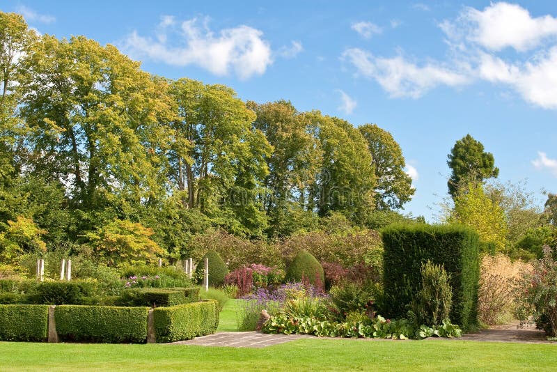 Engelse Tuin Filoli stock foto. Image of bomen, mooi - 32374812