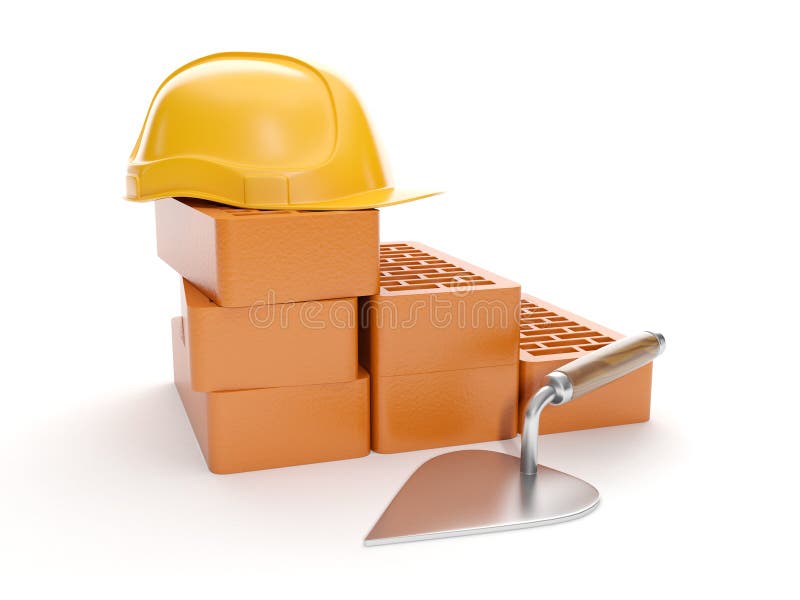 Een groep bouwstenen stock illustratie. Illustration of niemand - 25944930