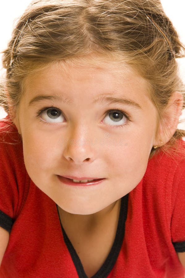 Een Kind Met Grappige Uitdrukking Stock Foto - Image of kinderen ...