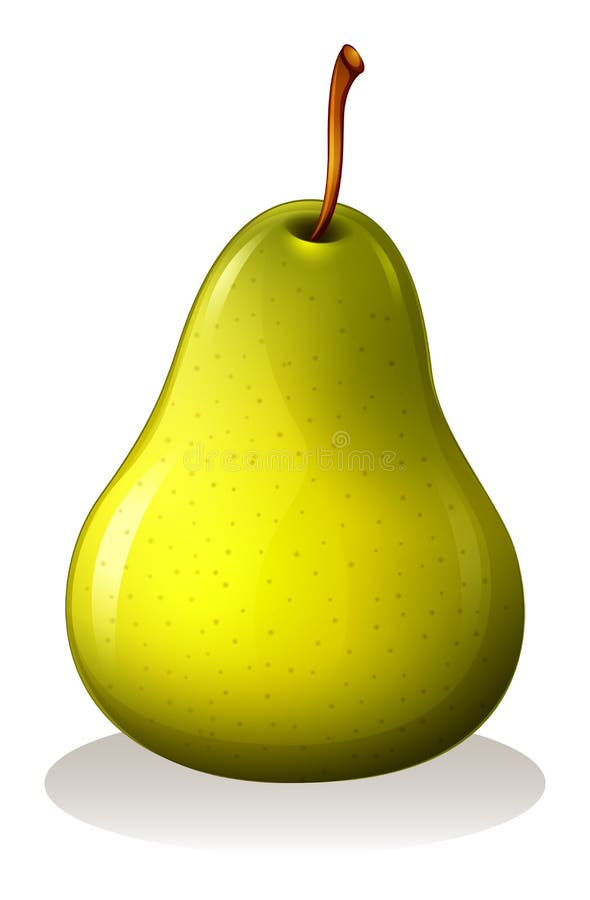 Een peer vector illustratie. Illustration of dagelijks - 41674225