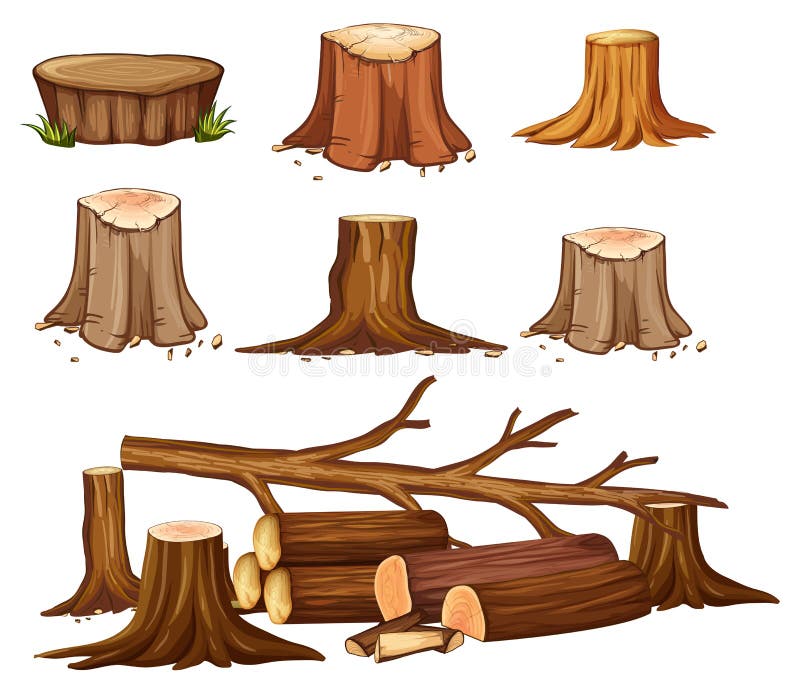 Ontbossing vector illustratie. Illustration of begrip - 27300585