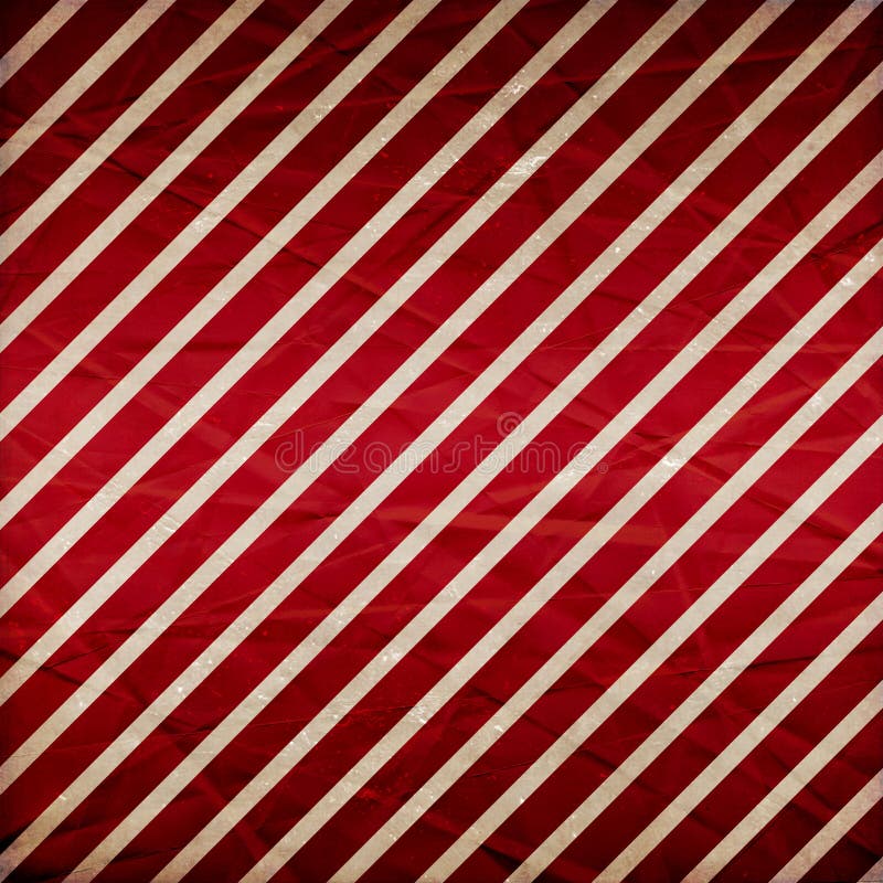 Een Verfrommeld Document in Een Rode En Witte Streep Stock Illustratie ...
