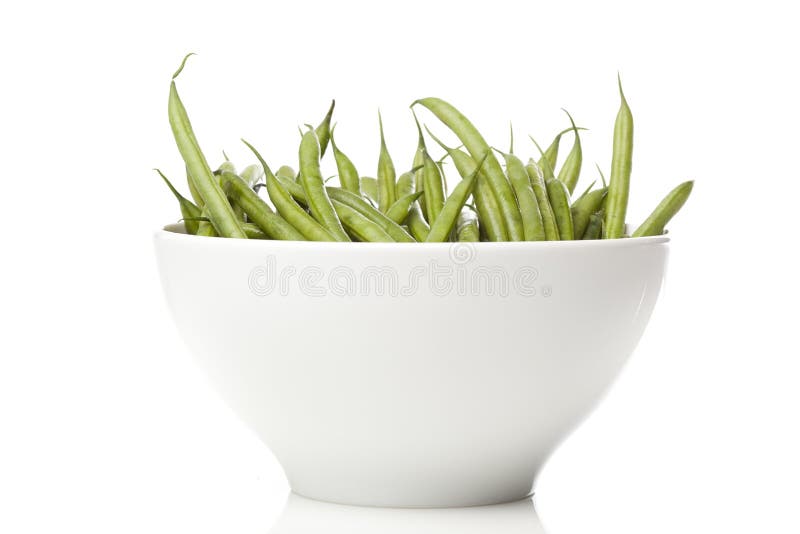 Een verse groene snijboon stock afbeelding. Afbeelding bestaande uit ...