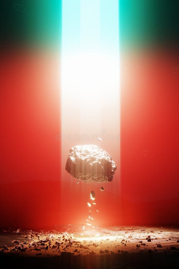 Levitating rocks stock illustration. Illustration of lead - 44128731