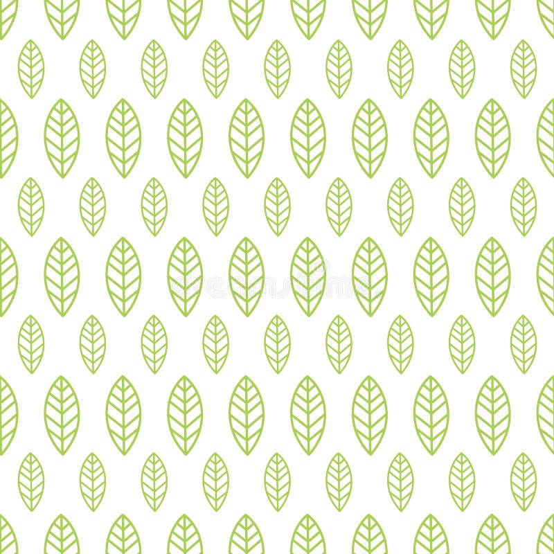 Eenvoudig Naadloos Organisch Behang Met Een Patroon Van Groene Bladeren ... Eenvoudig Naadloos Organisch Behang Met Een Patroon Van Groene Bladeren ...
