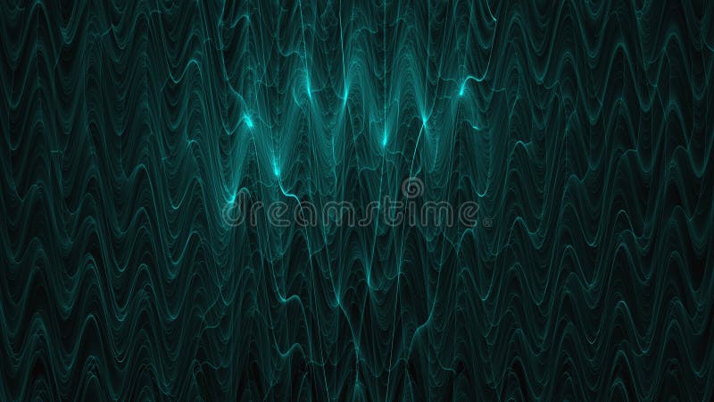 Eerie Green Light Pattern Web on Black Background Stock Illustration ...