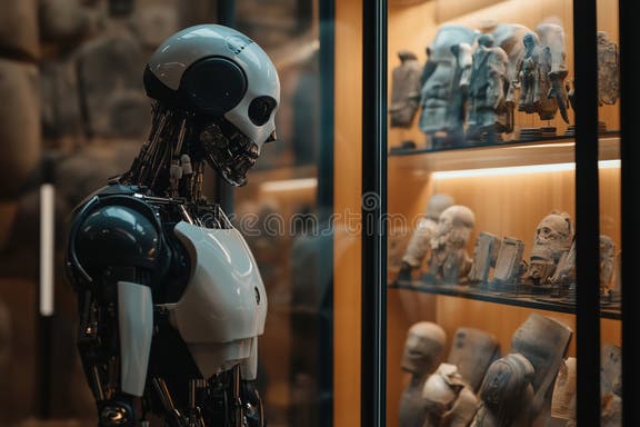 Eerie Museum Experience with Robotic Curators Exploring Ancient ...