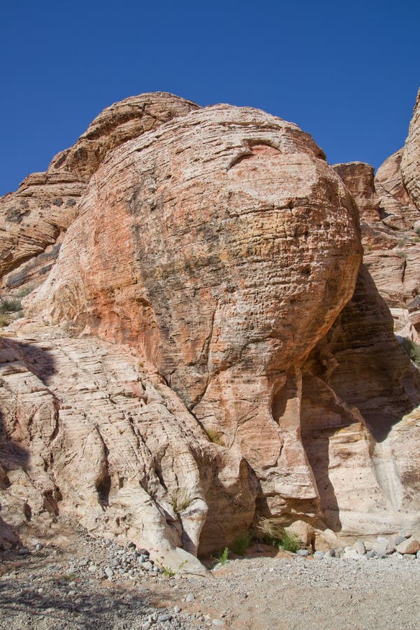 Rock Formations in Red Rock Canyon Stock Image - Image of stones ...