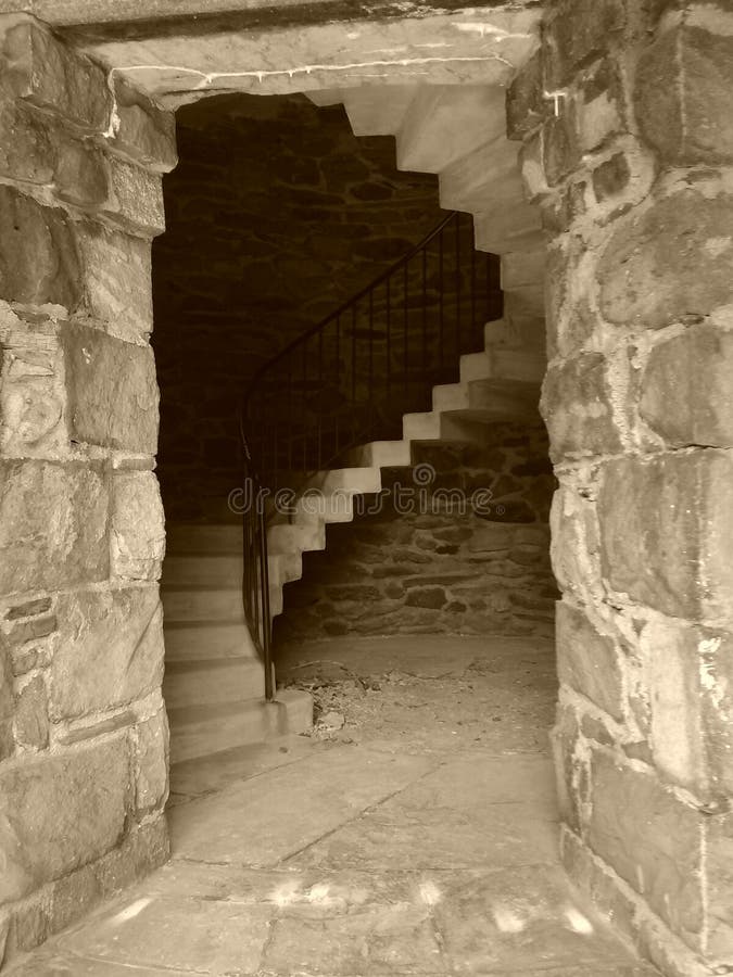 Eerie staircase stock photo. Image of eerie, winding - 46259220